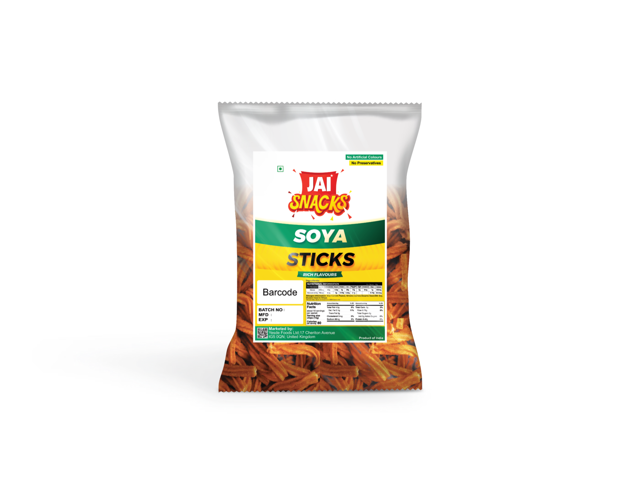 Soya Sticks – Yesdefoods