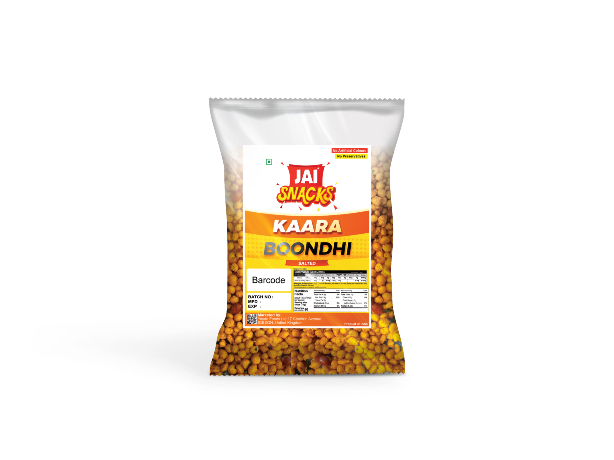 Kara boondhi – Yesdefoods